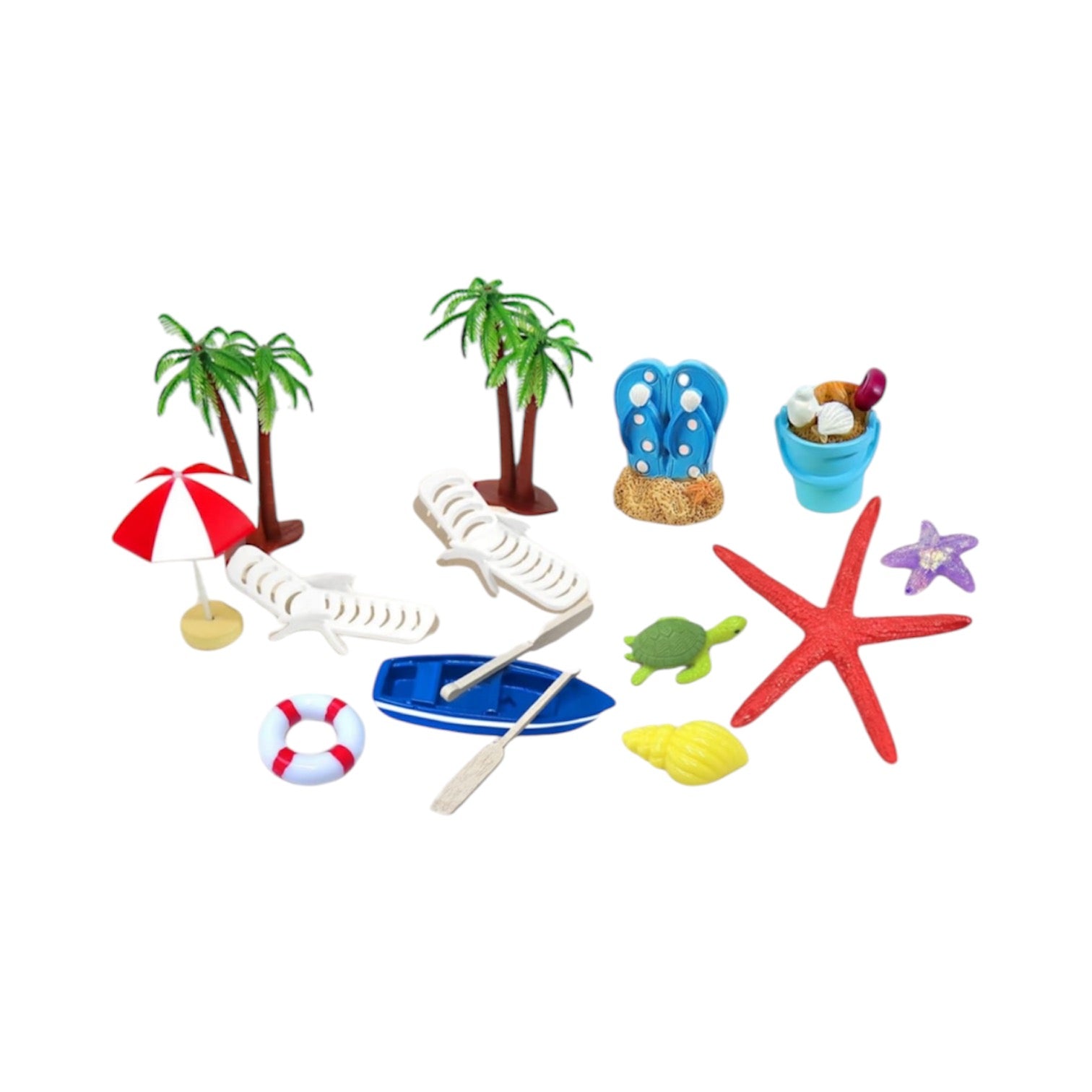 Set Decoración Topper Torta Verano Tropical Hawai – Party Shop